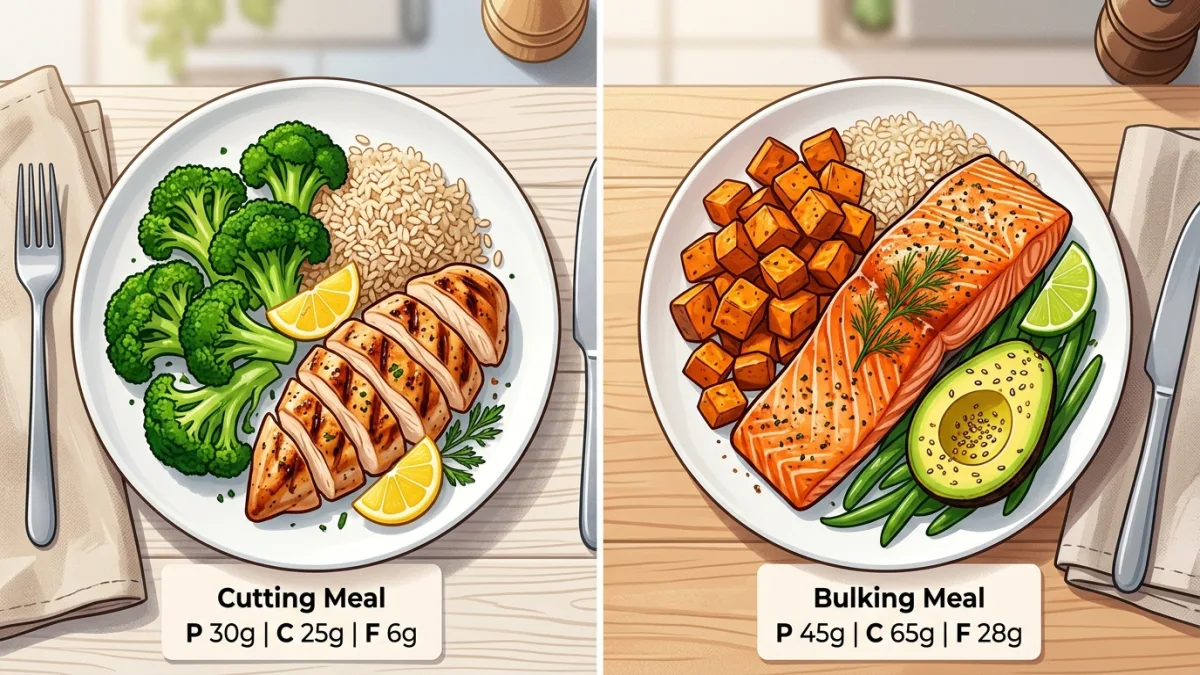 Macros for Cutting vs Bulking — 2026 Evidence Review | CalcFit
